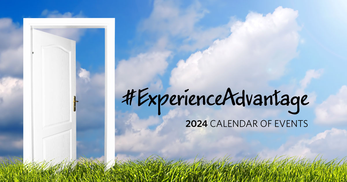 Experience Advantage – Our 2024 Calendar of Events